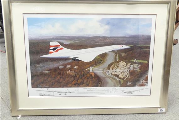 Stephen Brown | Concorde limited edition Concorde signed print by ...