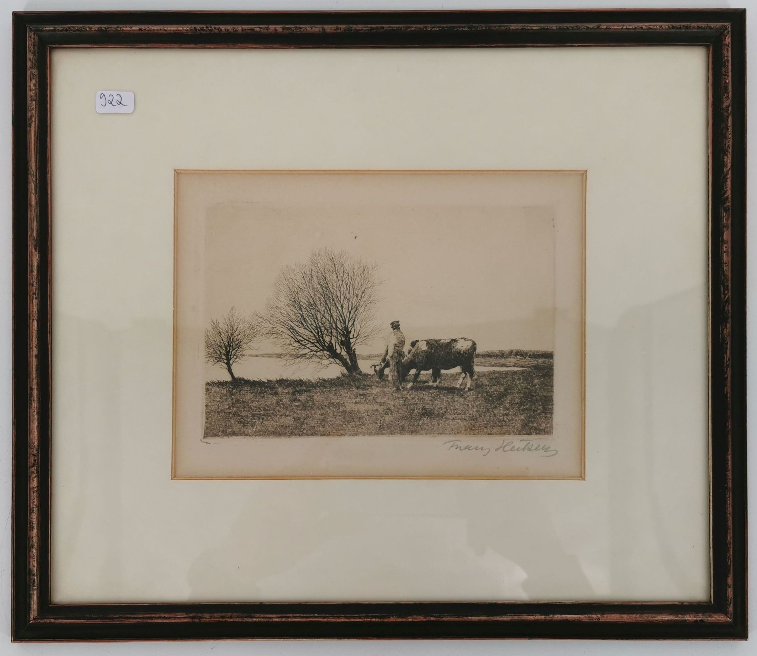Hecker Franz | FRANZ HECKER - ETCHING (1870 - 1944) | Compare similar ...