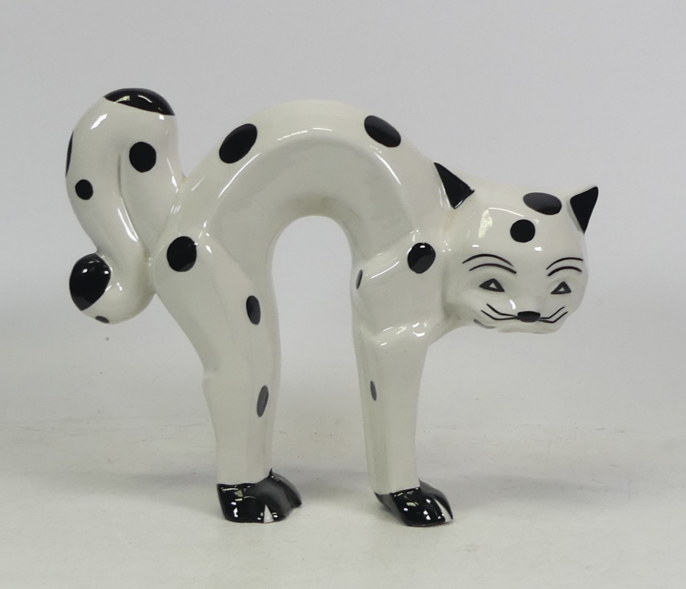 Lorna Bailey | Lorna Bailey Large Polka Dot Arched Cat Limited Edition ...