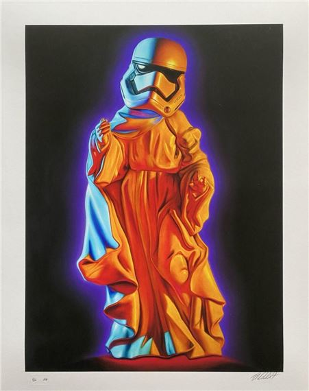 Ron English | Ron English - Stormtrooper Messiah (2021) | MutualArt