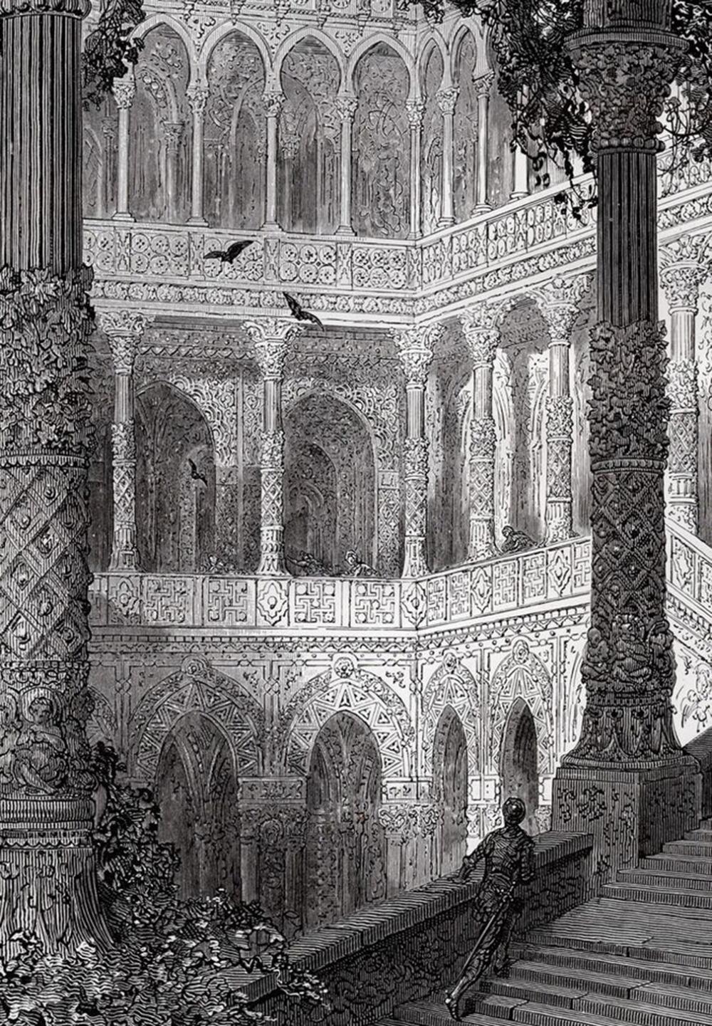 Gustave Doré | Astolfo in his turn is lured to Atlante's Palace of ...