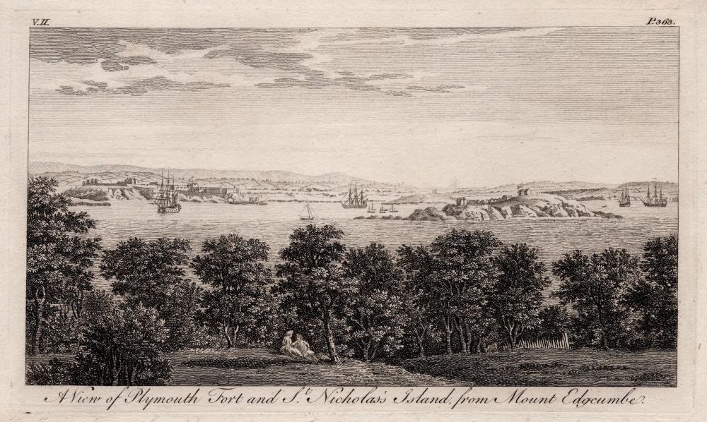 Samuel Scott | A View of Plymouth Fort and St | MutualArt