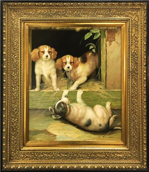 R. J. Berman | Berman - Happy Puppies | MutualArt
