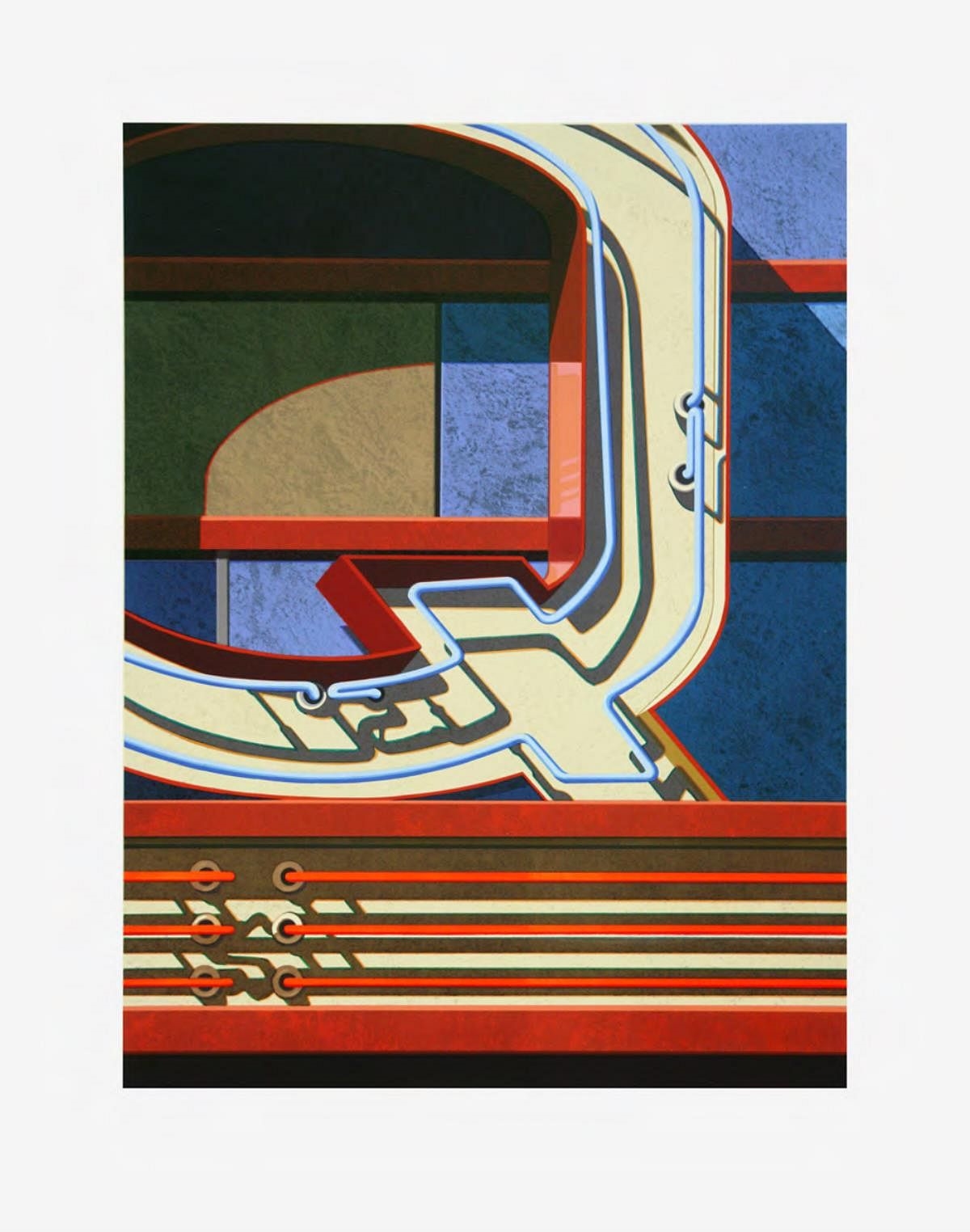 Robert Cottingham | Rolling Stock #8 for Jane (1993) | MutualArt