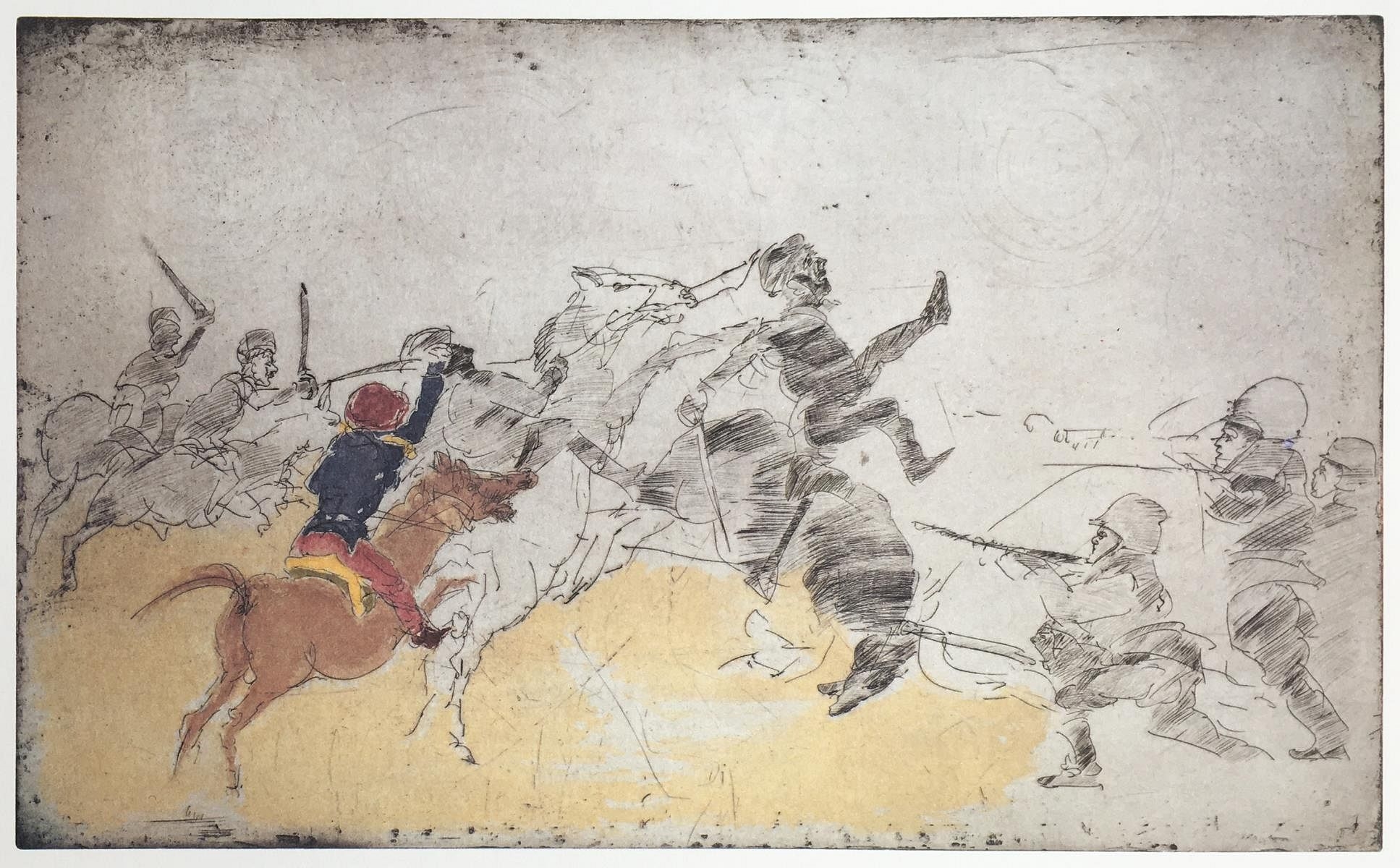 Alfred Hrdlicka | Alfred Hrdlicka - Horsemen in Combat II (from Die ...