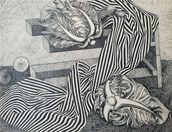 Anton Prinner | Anton PRINNER (1902-1983) Still life Ink located in ...