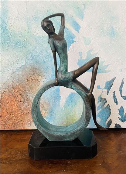 Edouard Collet | Edouard Collett Inspired Bronze Sculpture on Marble ...