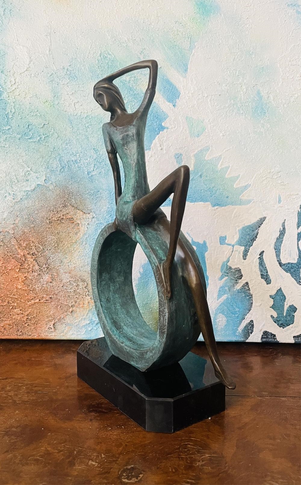 Edouard Collet | Edouard Collett Inspired Bronze Sculpture on Marble ...