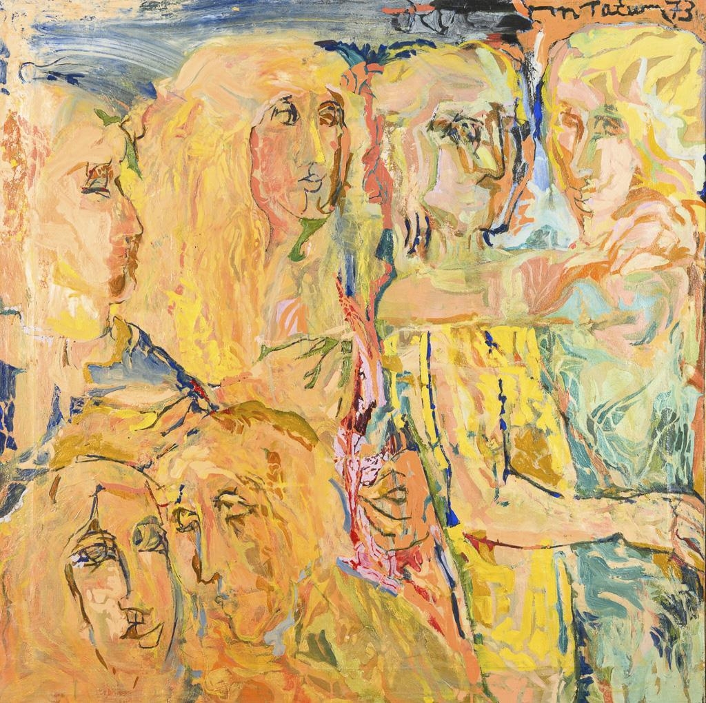 Mary Tatum | Abstract group of figures | MutualArt
