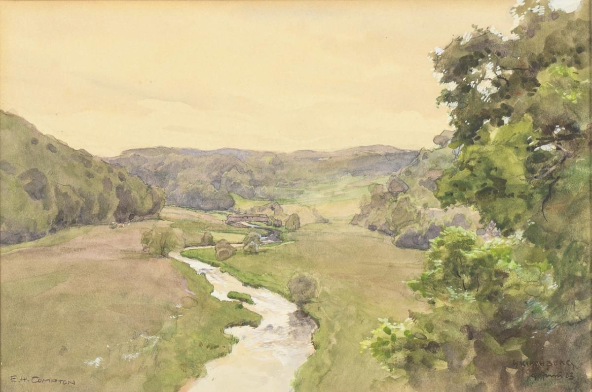 Edward Harrison Compton | River landscape | MutualArt