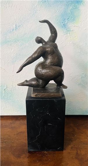 Miguel Fernando López (Milo) | Milo Inspired Bronze Sculpture on Marble ...