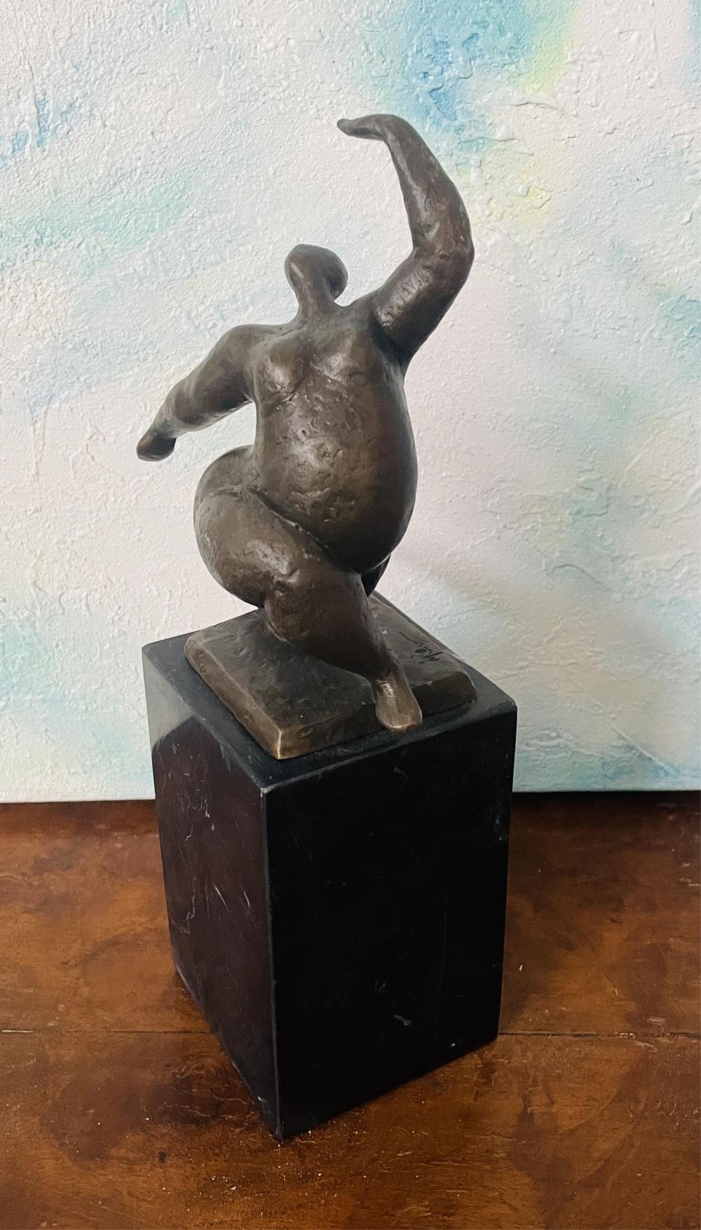 Miguel Fernando López (Milo) | Milo Inspired Bronze Sculpture on Marble ...