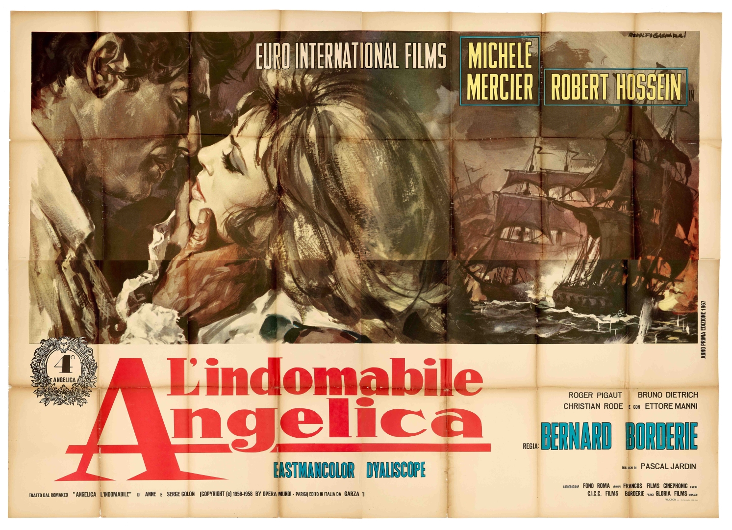 Rodolfo Gasparri | L'INDOMABILE ANGELICA' CON MICHèLE MERCIER (1967 ...