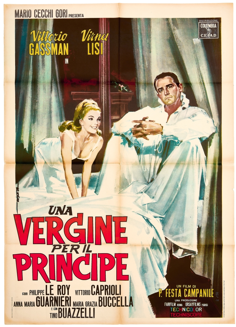 Enrico De Seta | ENRICO DE SETA 'Une vierge pour le prince' starring ...