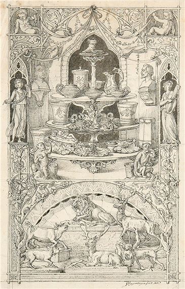 Theodor Guggenberger | Tafelaufsatz und Tierstatuen (1896) | MutualArt