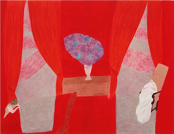 Pierre Boncompain | Les Rideaux rouges | MutualArt