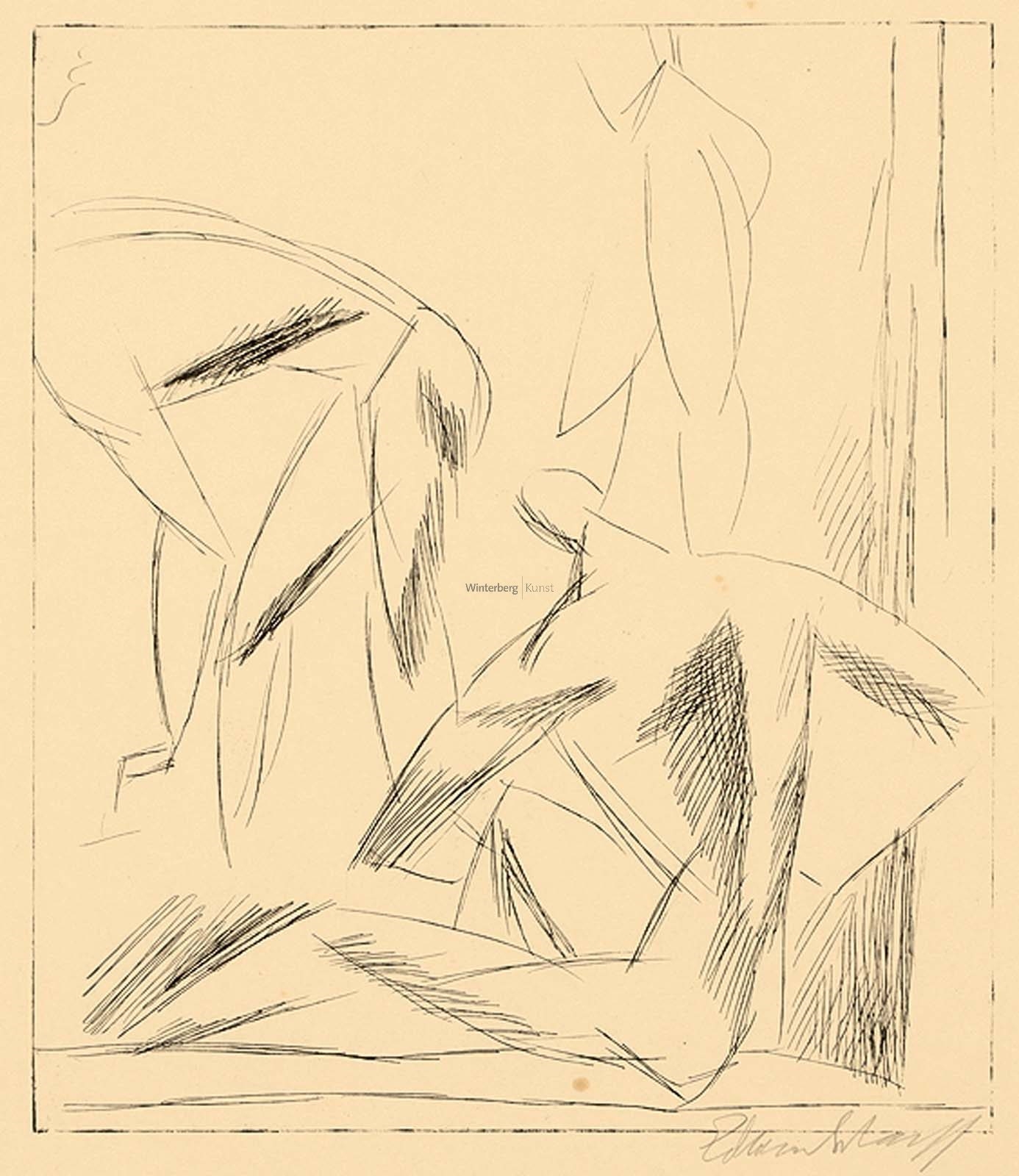 Edwin Paul Scharff | Drei Figuren | MutualArt