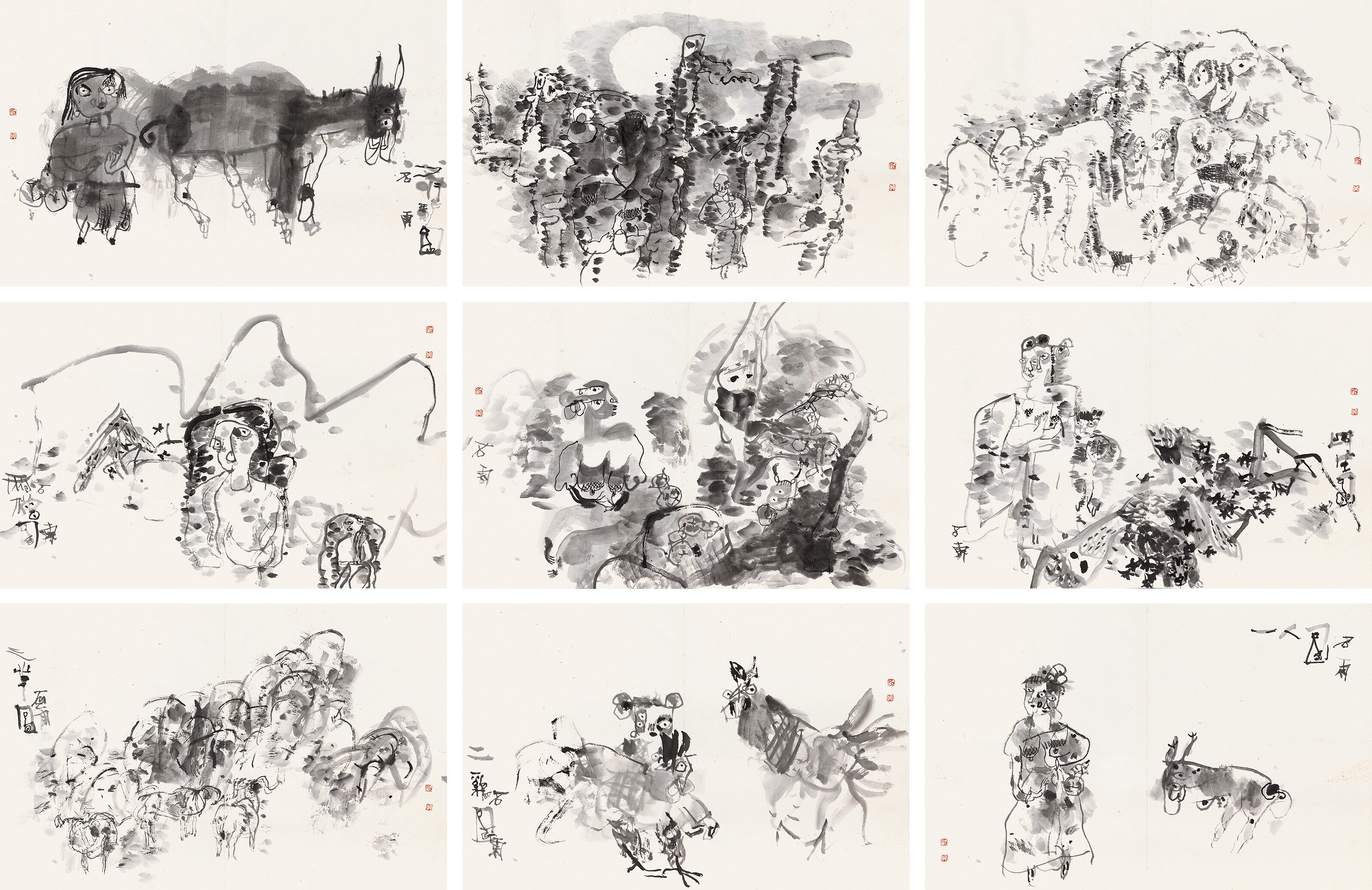 Shi Hu | ALBUM OF NINE LEAVES | MutualArt
