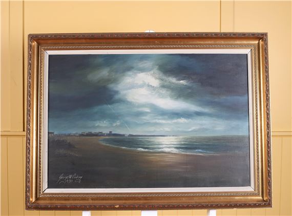 George McConkey | GEORGE MCCONKEY A Moonlight Seashore (1990) | MutualArt