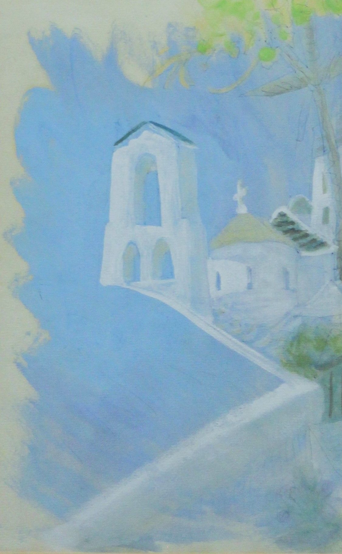 Winifred Nicholson | The White Church | MutualArt