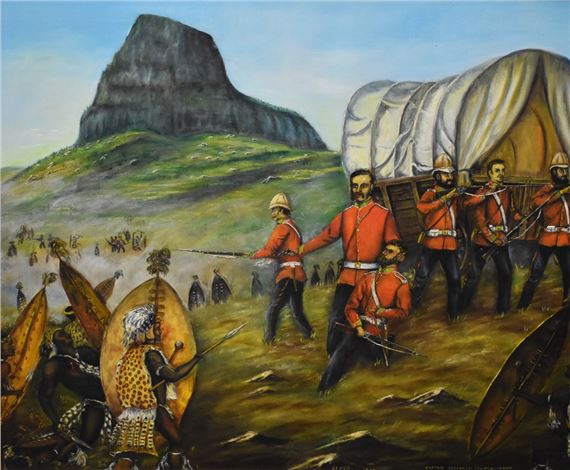William Watson Race | Captain Reginald Younghusband with Remnants of C ...