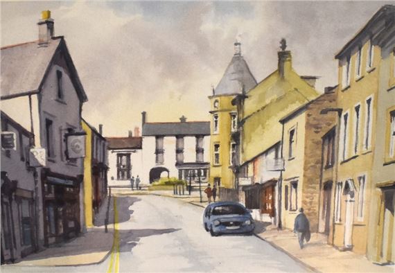 Peter Wells | Clitheroe Market Place (2008) | MutualArt