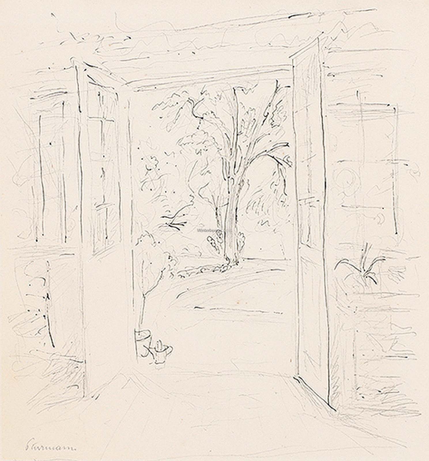 Hans Purrmann | Still Life of Flowers in the Artist’s Studio (Circa ...