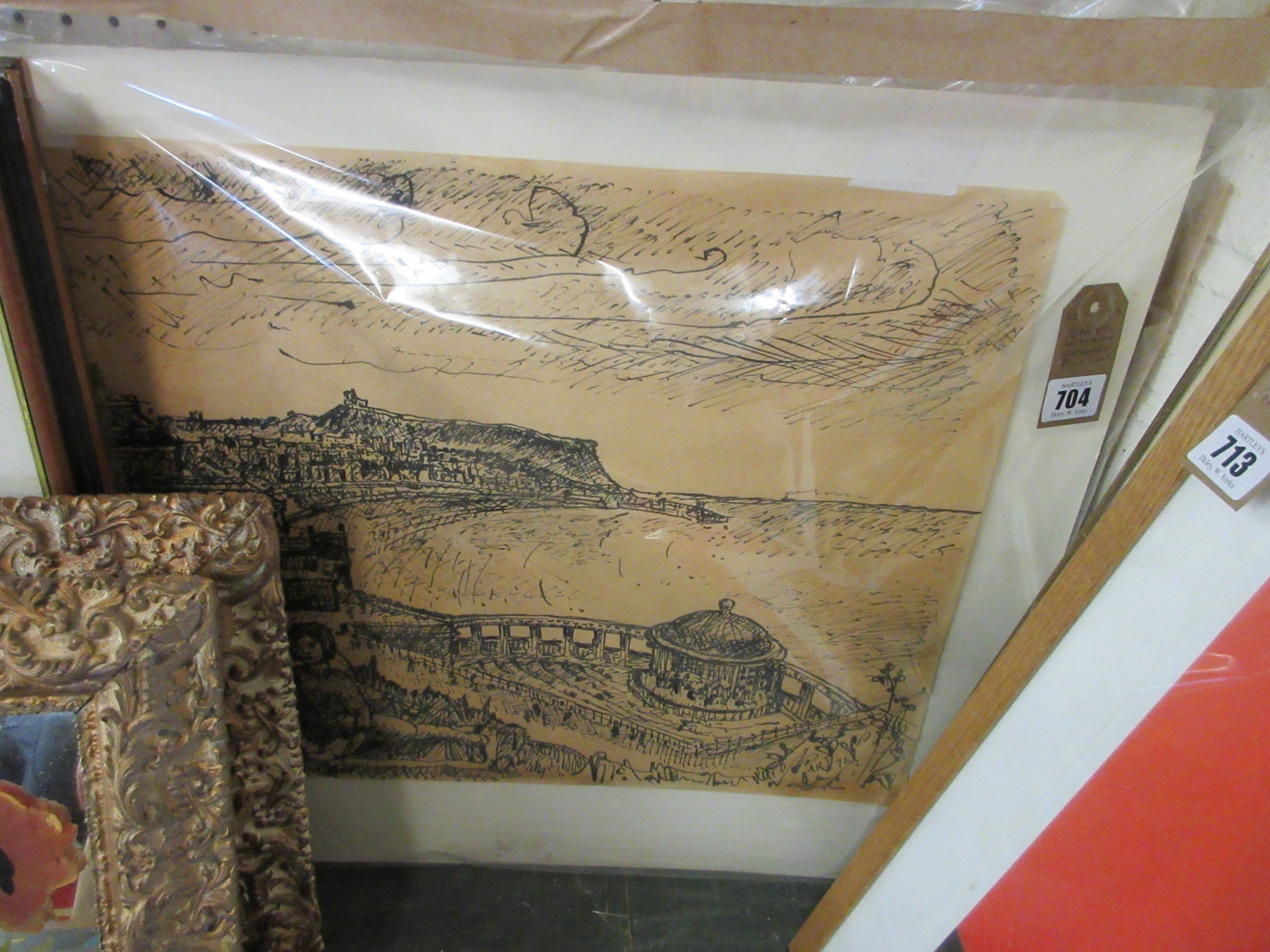 Arthur Kitching | TWO ARTHUR KITCHING UNFRAMED PEN AND INK DRAWINGS ...