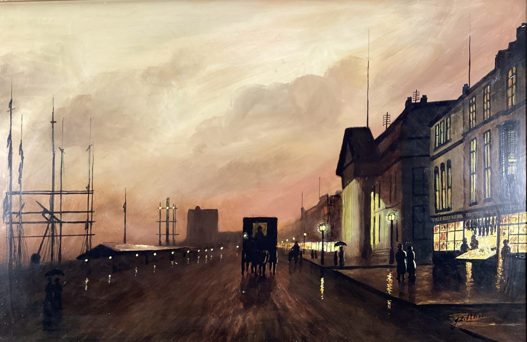 John Atkinson Grimshaw | Twilight (1871) | MutualArt