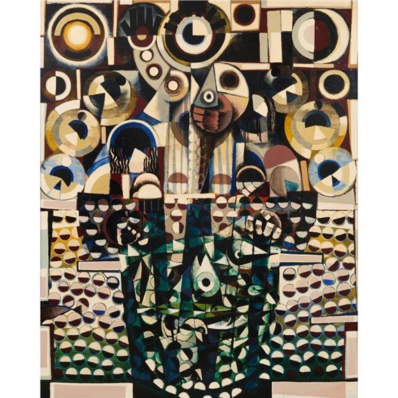 Leonard French | LEONARD FRENCH (1928-2017) Untitled c.1960 enamel on ...