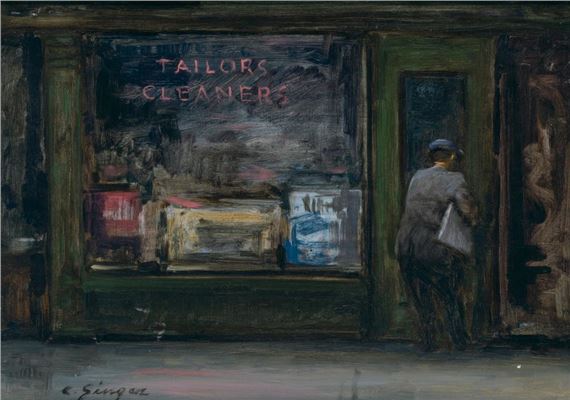 Clyde Singer | At the Cleaners | MutualArt