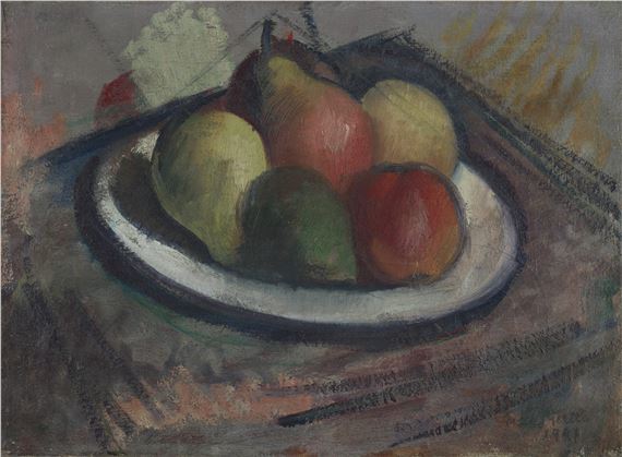 Mark Gertler | Still Life with Fruit (1917) | MutualArt