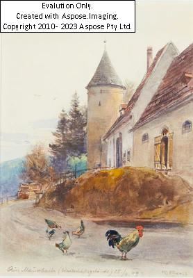 Rudolf Preuss | (Wien 1879-1961 Innsbruck) Aus Mauerbach ...