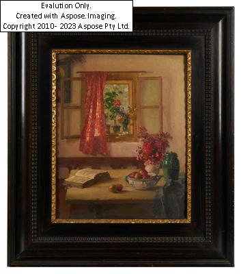 Joseph Schuster | (Wien 1873-1945) Bauernstube (1921) | MutualArt