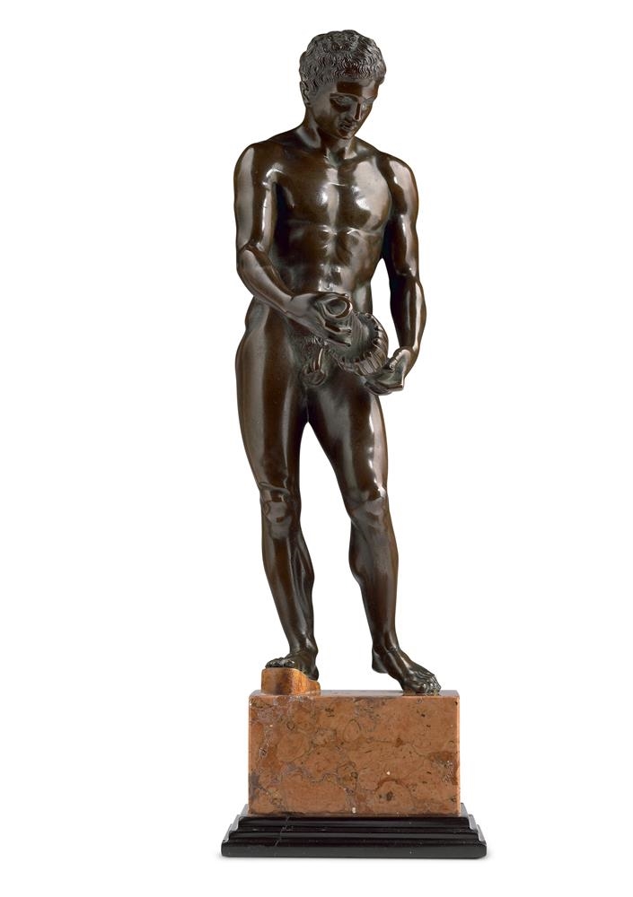 Massimiliano Soldani | A BRONZE FIGURE OF AN ATHLETE (18th Century ...