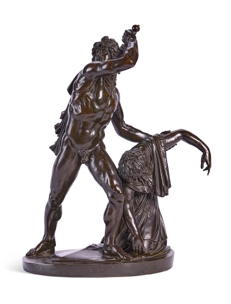 Luigi Valadier | AFTER THE ANTIQUE- A BRONZE FIGURAL GROUP OF ARRIA AND ...