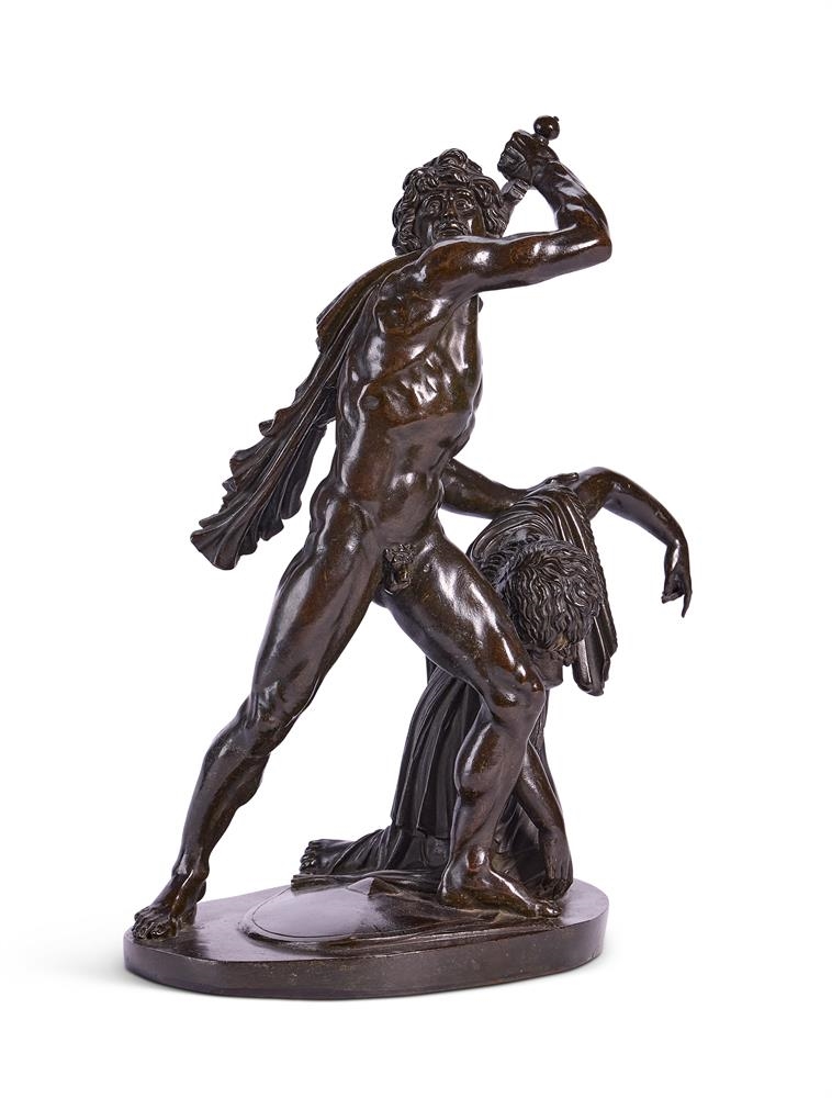 Luigi Valadier | AFTER THE ANTIQUE- A BRONZE FIGURAL GROUP OF ARRIA AND ...