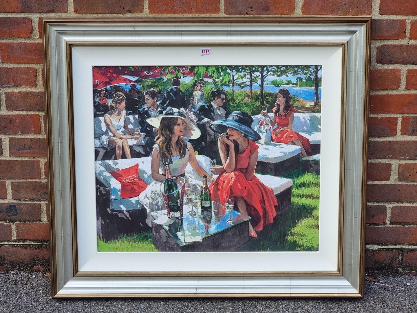 Sherree Valentine-Daines | 'Champagne Bollinger Afternoon' | MutualArt