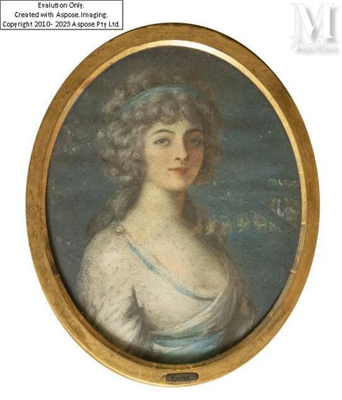 Richard Cosway | Portrait de jeune femme | MutualArt