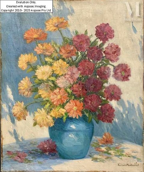 Paul Louis Mestrallet | Dahlias au soleil | MutualArt