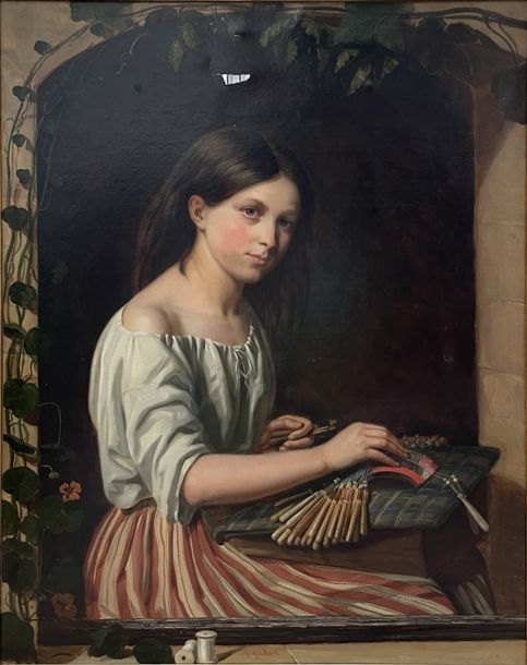 Alfred Guillard | The Lacemaker | MutualArt