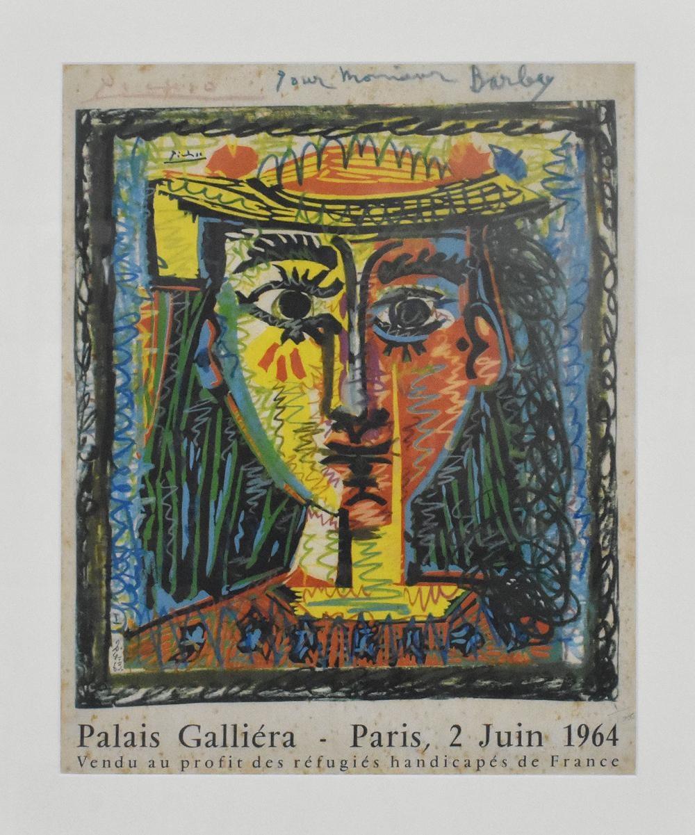 Pablo Picasso | PABLO PICASSO, (Spanish 1881-1973), Rare Exhibition ...