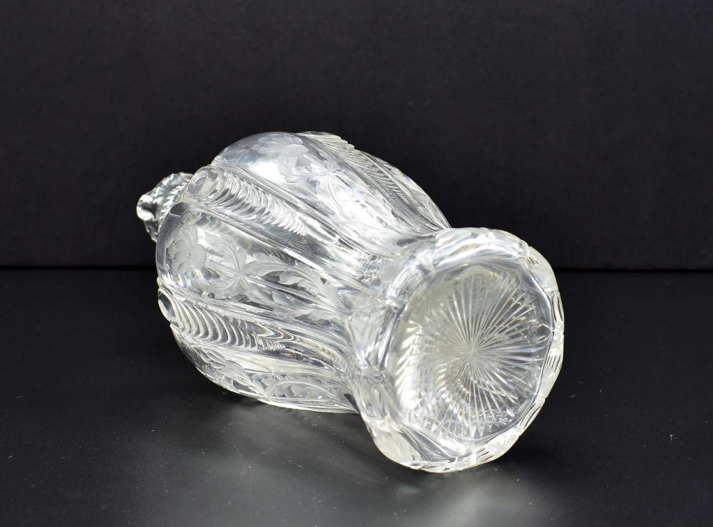 Joshua Hodgetts | ENGLISH ENGRAVED ROCK CRYSTAL GLASS DECANTER (Circa ...