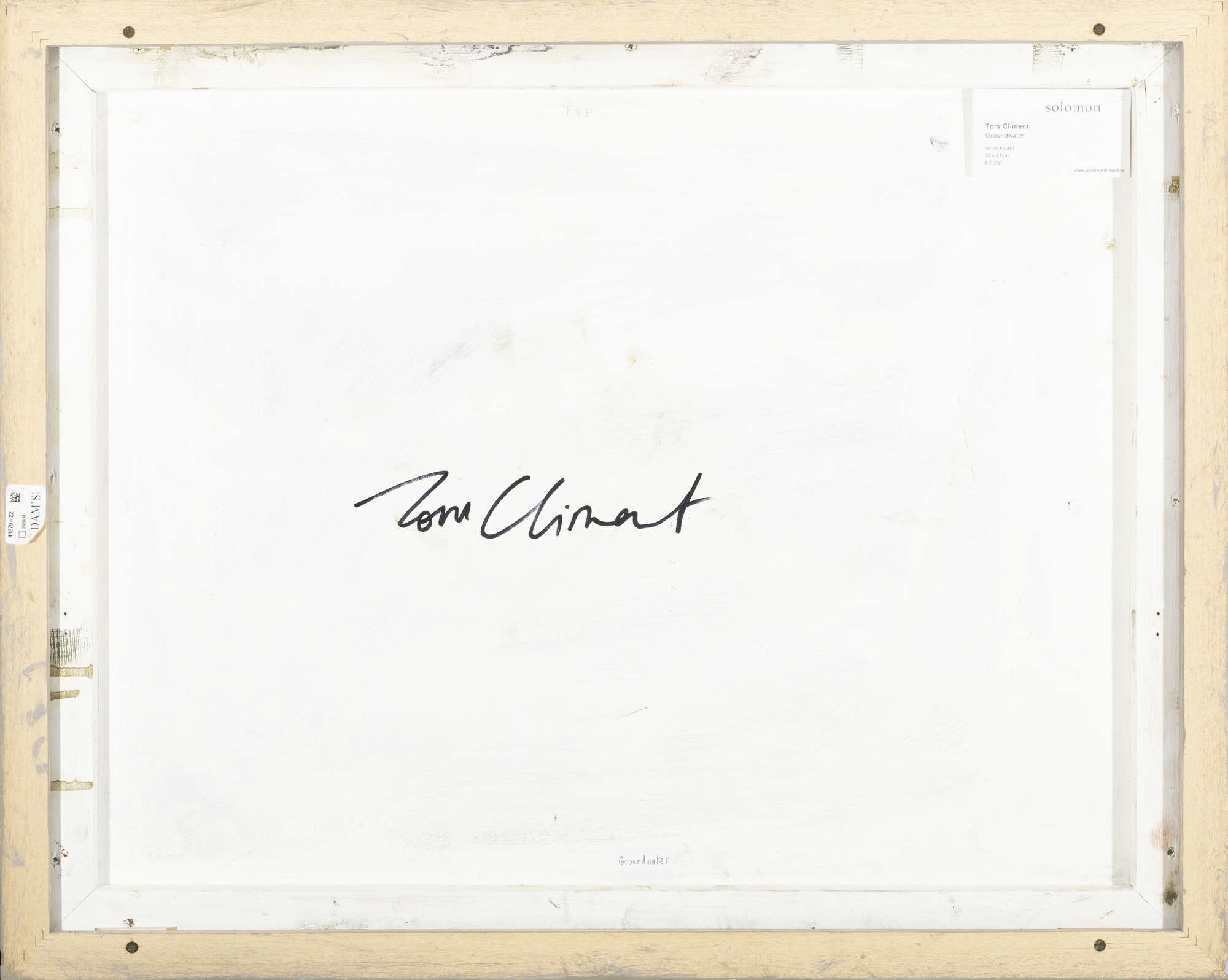 Tom Climent | Oil on board | MutualArt