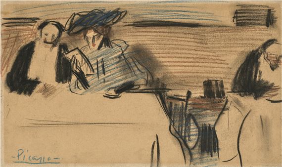 Pablo Picasso | Scène de café | MutualArt