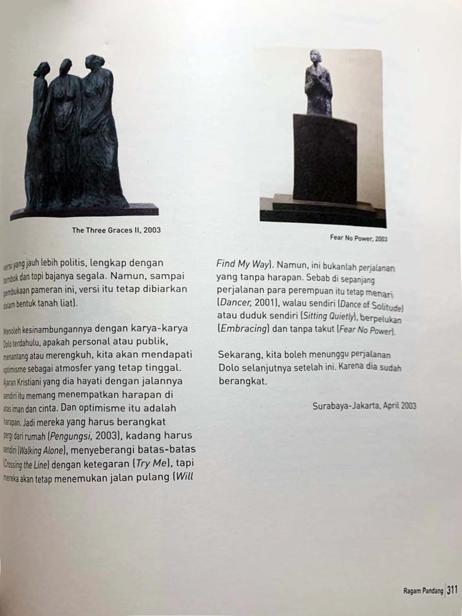 Dolorosa Sinaga | The Three Graces II | MutualArt