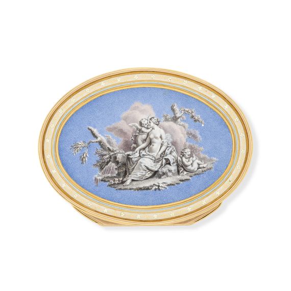 Bernard Picart | A GERMAN ENAMELLED GOLD SNUFF-BOX | MutualArt