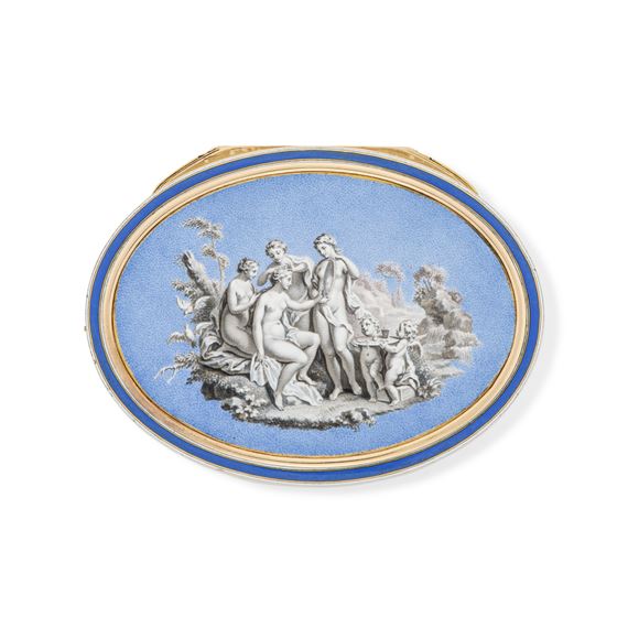 Bernard Picart | A GERMAN ENAMELLED GOLD SNUFF-BOX | MutualArt