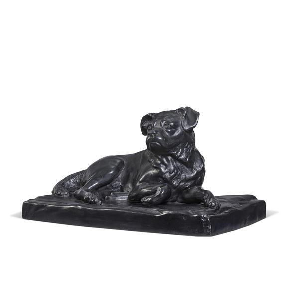Louis-Francois Roubiliac | A WEDGWOOD BLACK BASALT MODEL OF HOGARTH’S ...