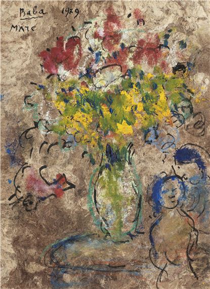 Marc Chagall | Bouquet pour Vava (1979) | MutualArt